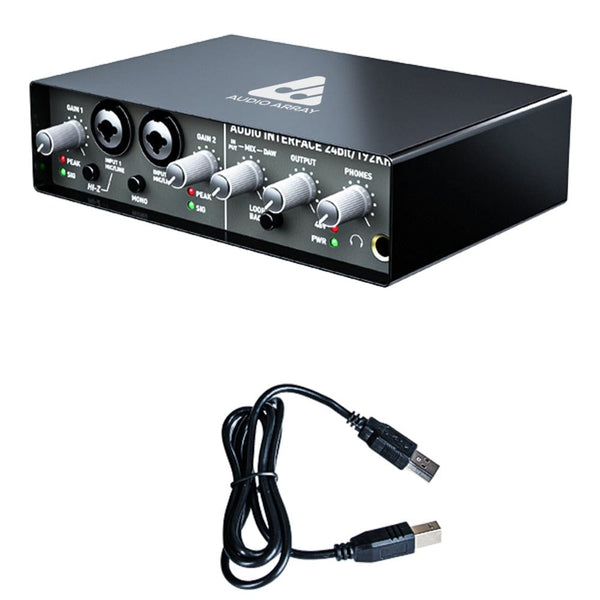 Buy Audio Array AI-01 24 bit 192KHz 2in/2out Audio Interface with Gain ...