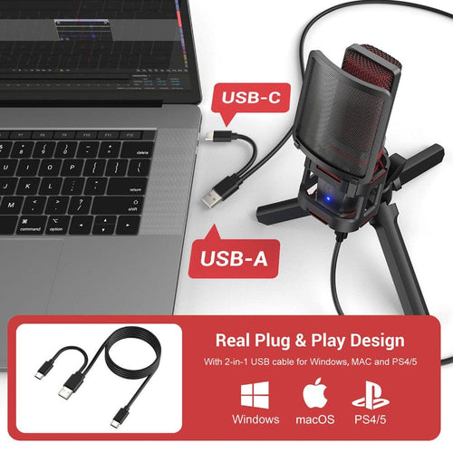 Buy Audio Array AM-C6 USB Condenser Microphone Kit Online | Bajaao