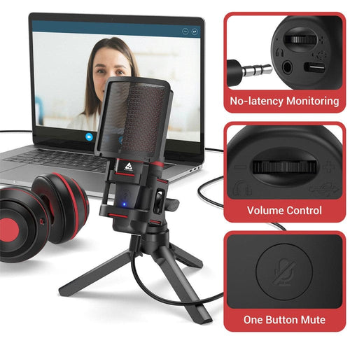 Buy Audio Array AM-C6 USB Condenser Microphone Kit Online | Bajaao