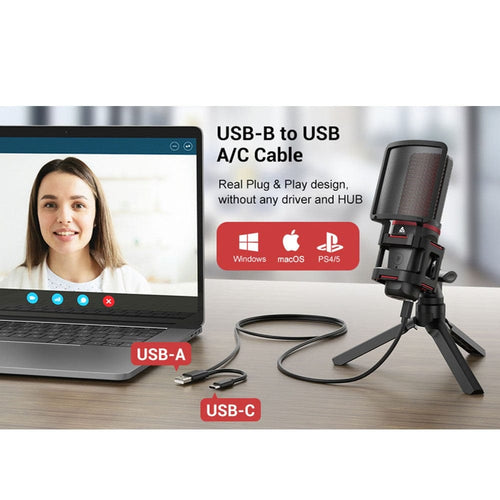 Buy Audio Array AM-C6 USB Condenser Microphone Kit Online | Bajaao