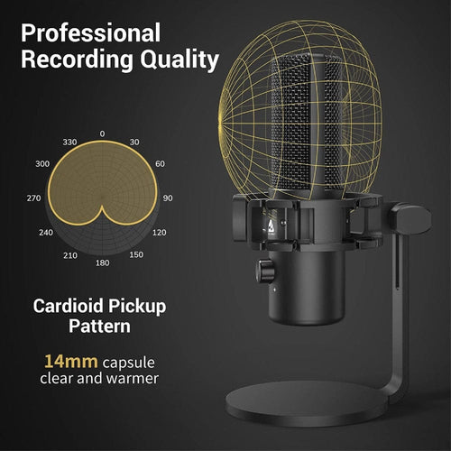 Buy Audio Array AM-C8 USB Condenser Microphone Online | Bajaao