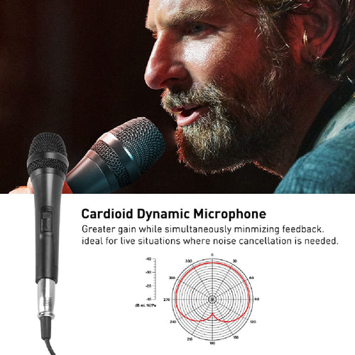 Buy Audio Array AM-C27 XLR to TRS Dynamic Unidirectional Live Handheld ...