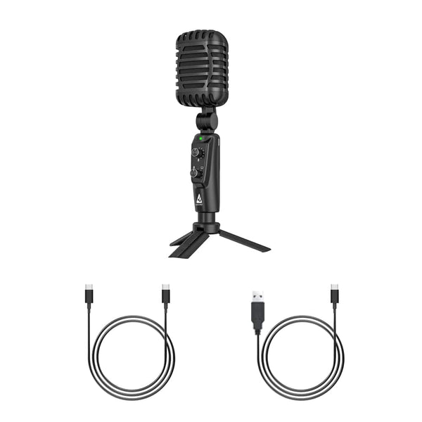 Buy Audio Array AM-C24 USB Plug & Play Retro Microphone Kit Online | Bajaao