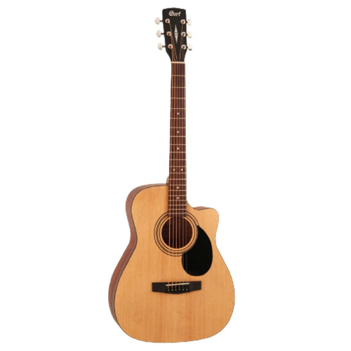 Buy Cort AF500C Standard Series Open Pore Cutaway Acoustic Guitar with ...