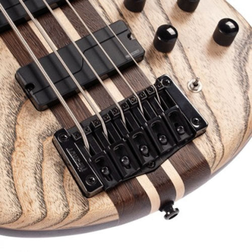 Buy Cort A5 Ultra Ash 5 String Bass Guitar with Case - Etched Natural ...