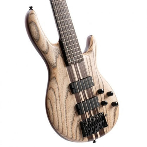 Buy Cort A5 Ultra Ash 5 String Bass Guitar with Case - Etched Natural ...