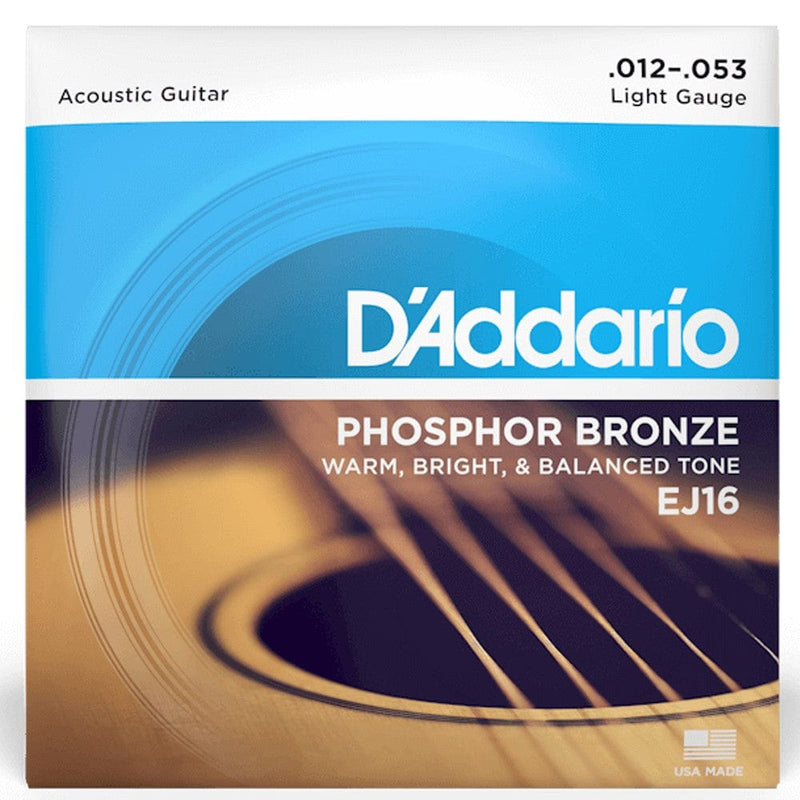 BAJAAO.COM - Buy D'Addario EJ16 Phosphor Bronze Light Acoustic Guitar ...