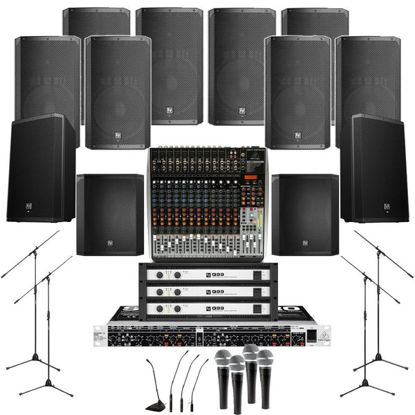 Buy Church Sound System 8xElectro Voice ELX 200 15P Wall Mount ...