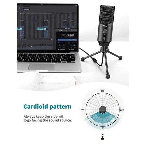 Buy Fifine K683A USB-C Plug Desktop Condenser Microphone Online | Bajaao