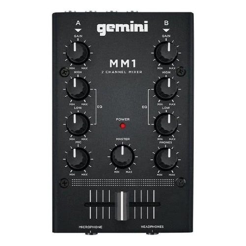 Buy Gemini MM1 2-Channel Pocket-Sized DJ Mixer Online | Bajaao