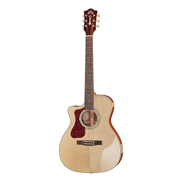 Guild OM-140CE Left Handed Westerly Cutaway Electro Acoustic Guitar ...