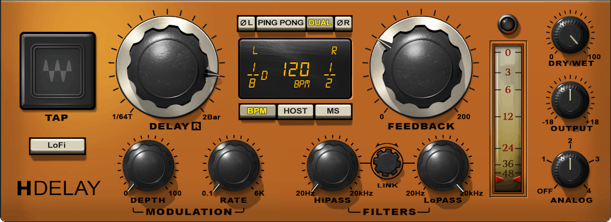 Waves H-Delay Hybrid Delay: Hybrid Delay Plugin – BAJAAO.COM