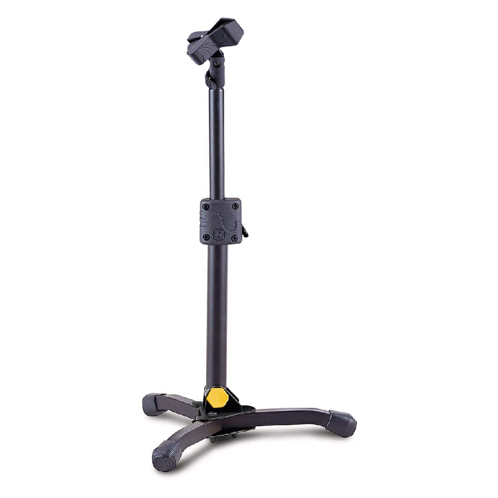 Hercules MS300B Low Profile Straight Microphone Stand With EZ Mic Clip ...
