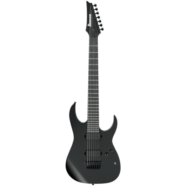 Buy Ibanez RGIXL7 RG Iron Label 7 String Electric Guitar - Black Flat ...