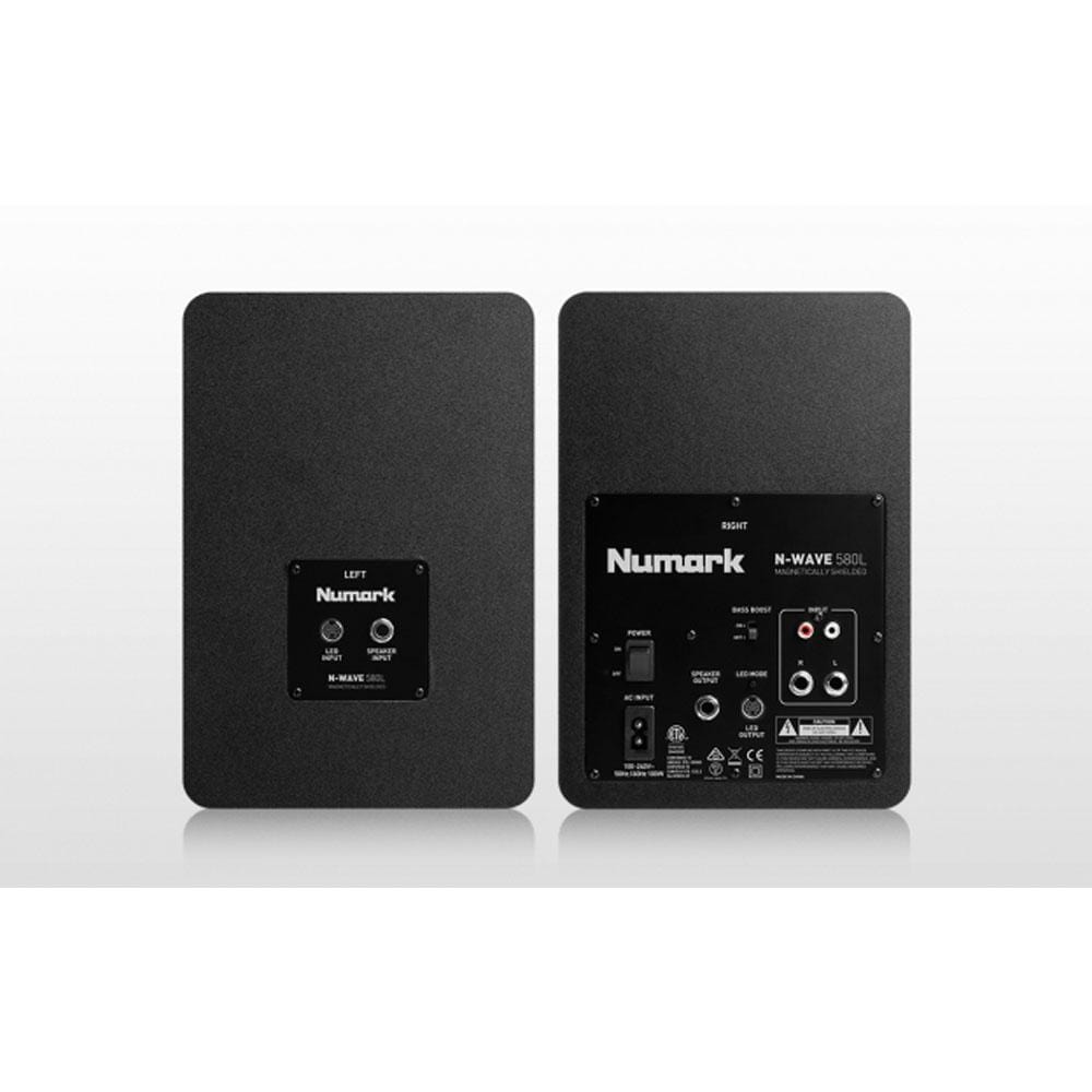 Numark N-Wave 580L Powered DJ Monitors with Pulsating Lights - Pair ...