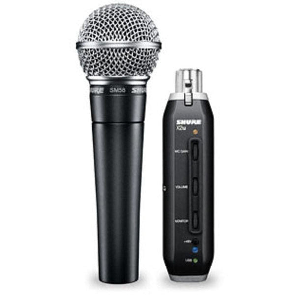 Buy Shure SM58/X2U Microphone with XLR to USB Adapter Online | Bajaao