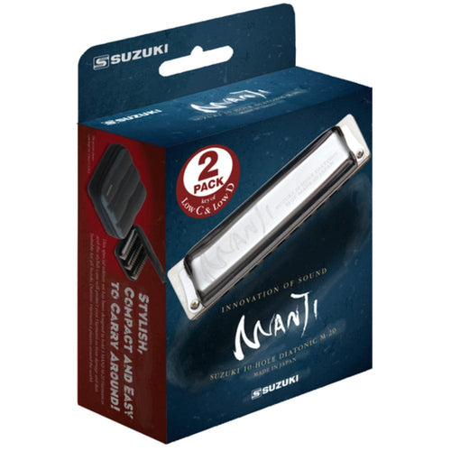 Buy Suzuki M-20-LP Manji Low keys Package Harmonica - Pack of 2 Online | Bajaao