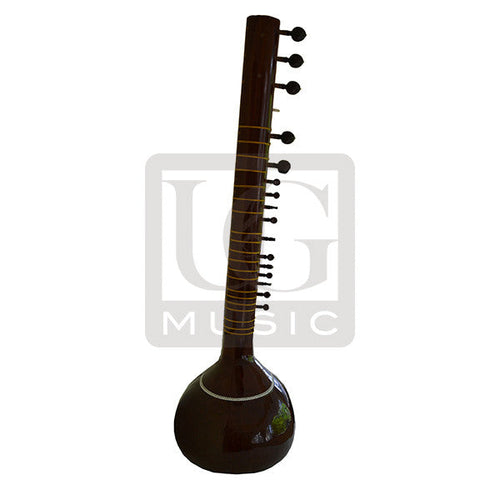 Buy Ultimate Guru Gandhar Pancham Concert Grade Sitar Online | Bajaao