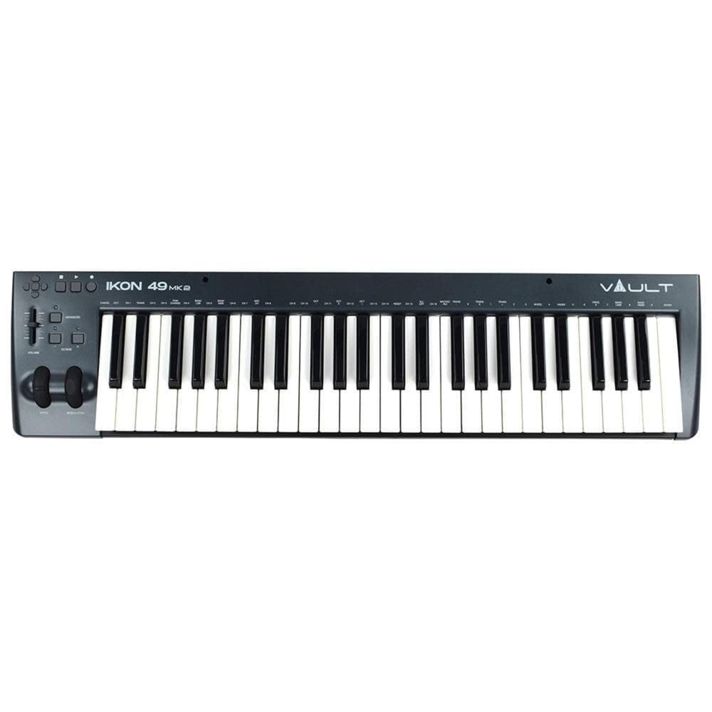Vault Ikon MK2 49 Key Velocity Sensitive Midi Keyboard – BAJAAO.COM