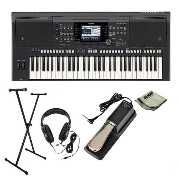 Buy Yamaha Digital Keyboard PSR-S750 Pro Bundle Online | Bajaao
